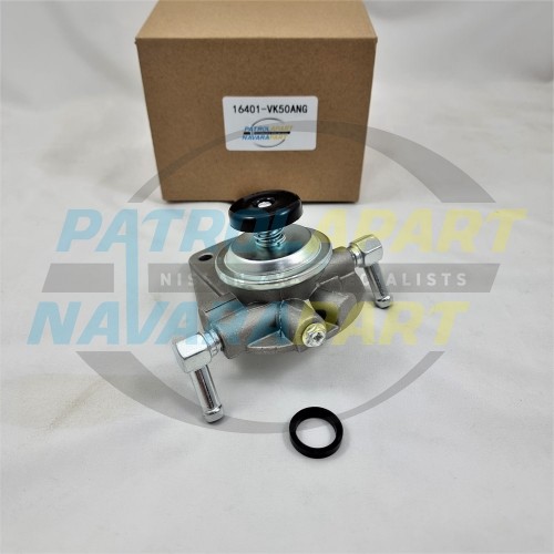 Diesel Lift Pump Fuel Filter Primer Suit Nissan Navara D22 YD25 ZD30