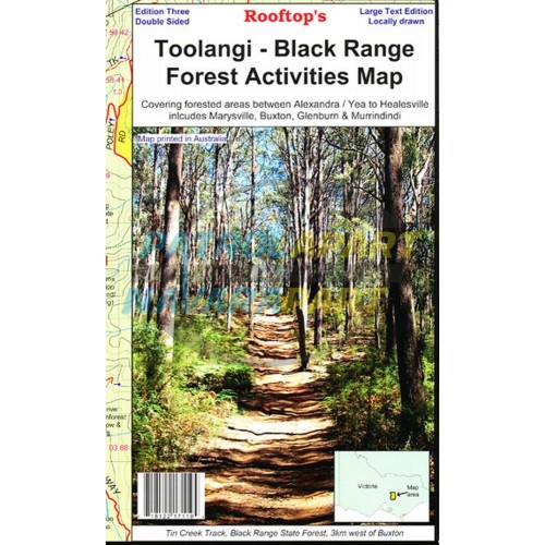 Toolangi - Black Range Forest Activities Map 3rd Edition - Rooftop