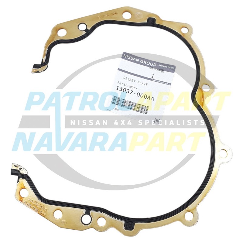 Genuine Nissan Front Right Timing Cover Plate Gasket - Nissan Navara ...