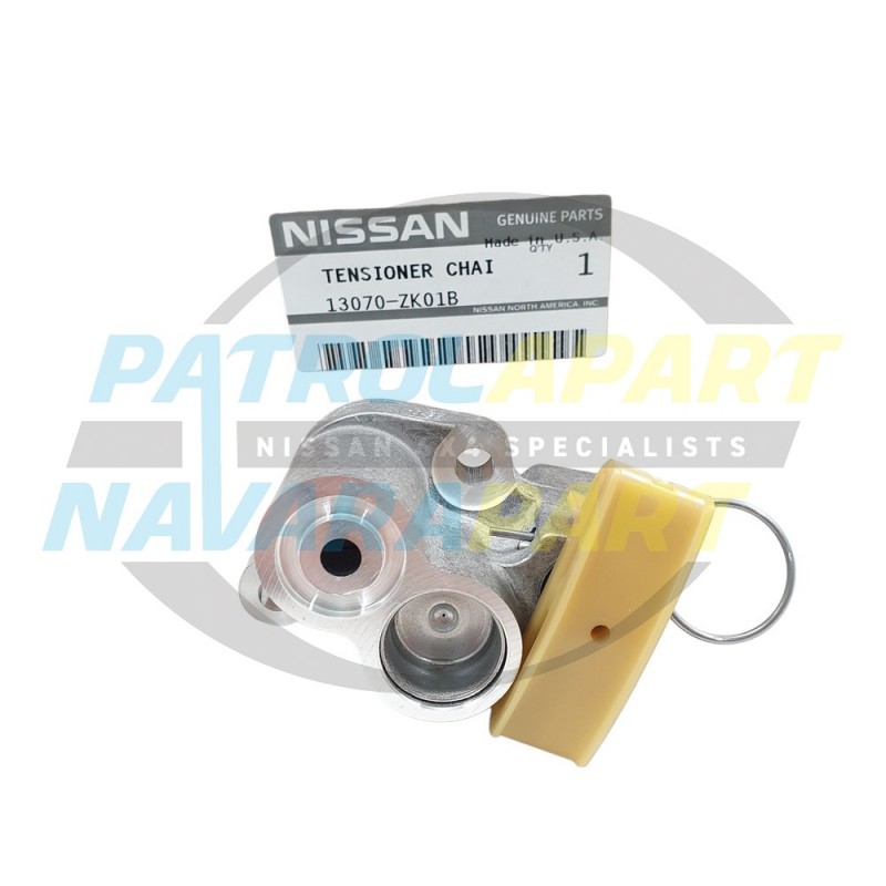 Genuine Nissan Cam Timing Chain Tensioner LH - Nissan Navara D40 R51 VQ40