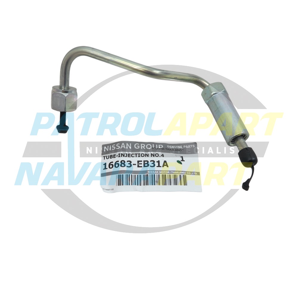 Genuine Nissan Injector Pipe #4 - Navara D22 D40 Thai Spanish YD25 ...