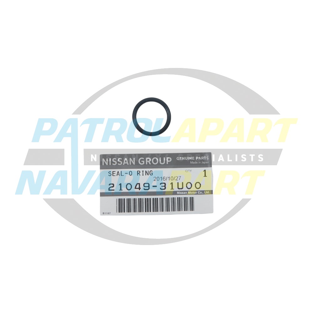 Genuine Nissan Water Pipe to Cylinder Head O-Ring - Nissan Navara D22 ...
