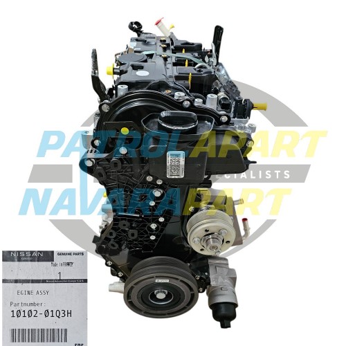 Genuine Nissan New Long Engine Motor Assembly - Nissan Navara NP300 D23 ...