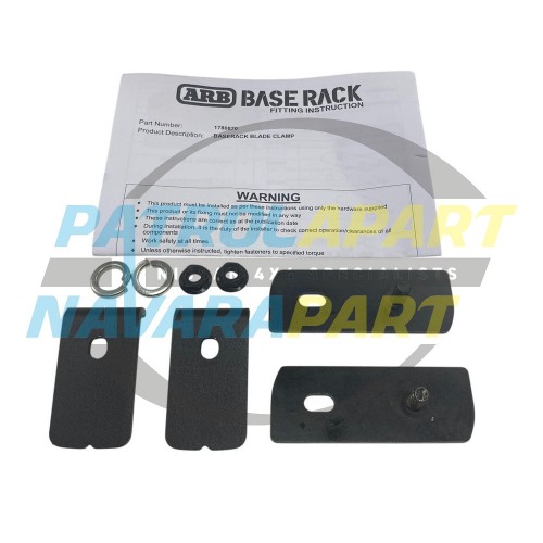 ARB Blade Clamp Kit For ARB Baserack Suits Nissan Navara