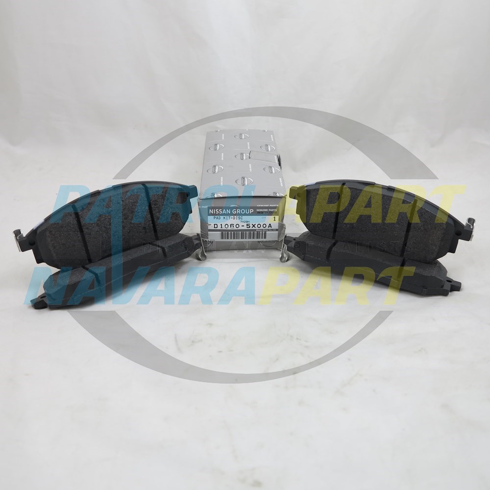 Genuine Nissan Navara D40 STX-550 Spanish V9X Front Brake Pads